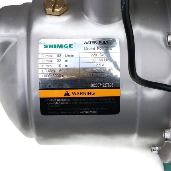 SHIMGE PX203E INVERTER VARIABLE FREQUENCY WATER PUMP